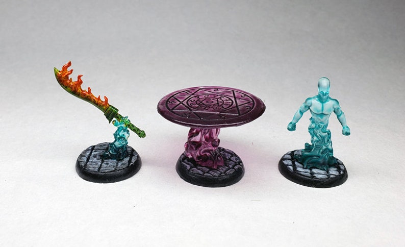 Painted Spell Effect Miniatures Bones 5 Kickstarter / Pathfinder ...