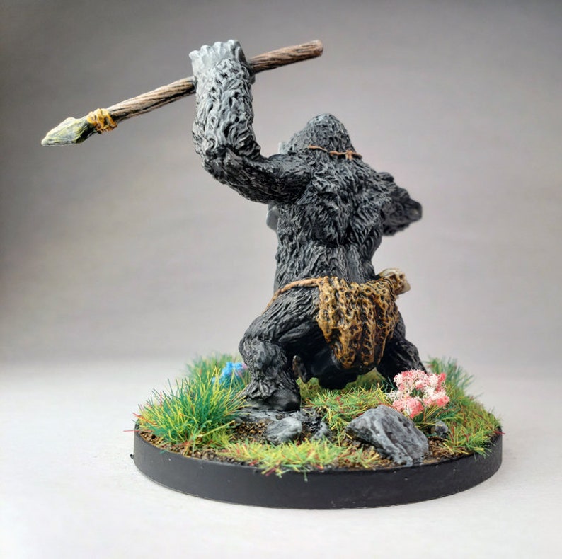 Weregorilla Attack Ape / D&D Painted Reaper Bones Miniature - Etsy
