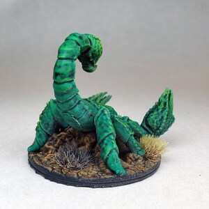 Painted Giant Scorpion Miniature / Dnd 5E Pathfinder 2E Frostgrave D&D ...