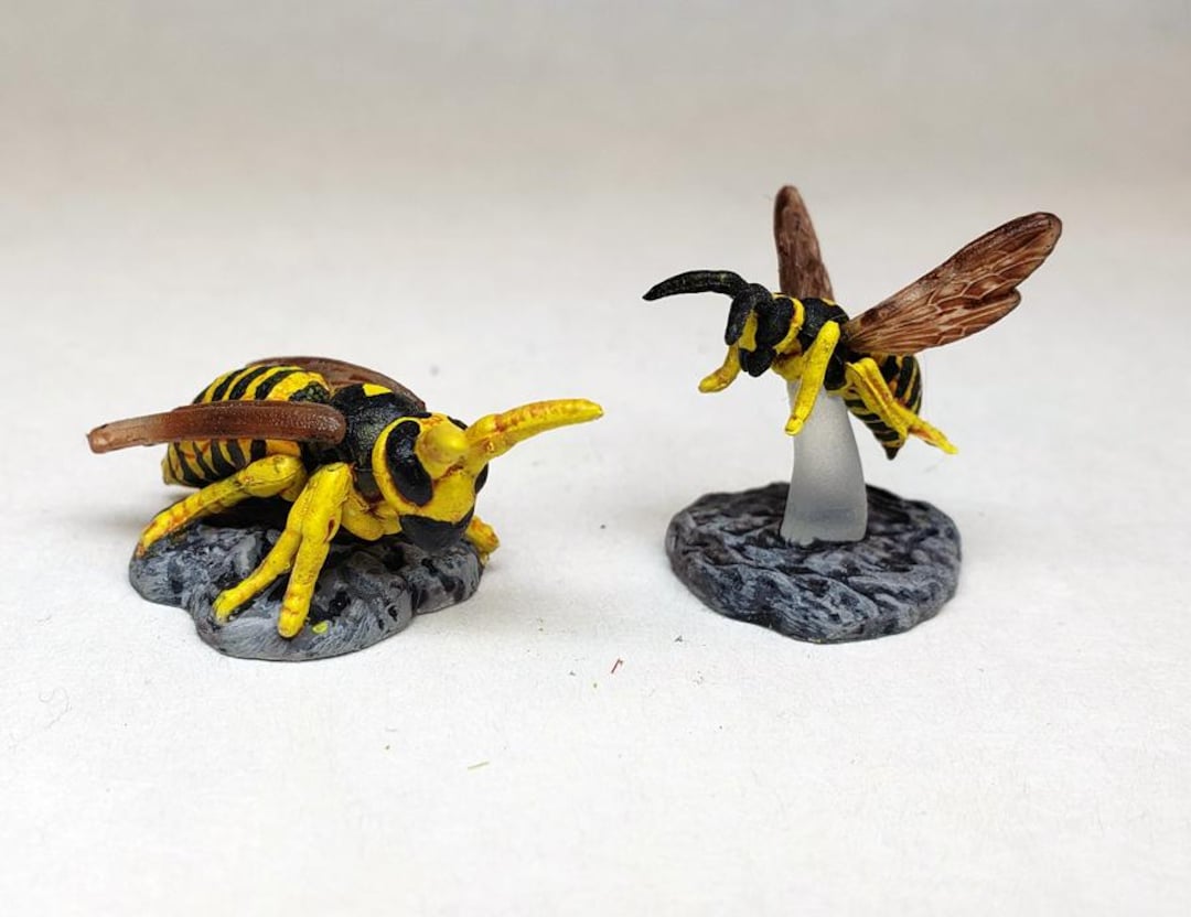 Painted Giant Wasps Wizkids Nolzur's Miniature / Dnd Pathfinder 2E ...