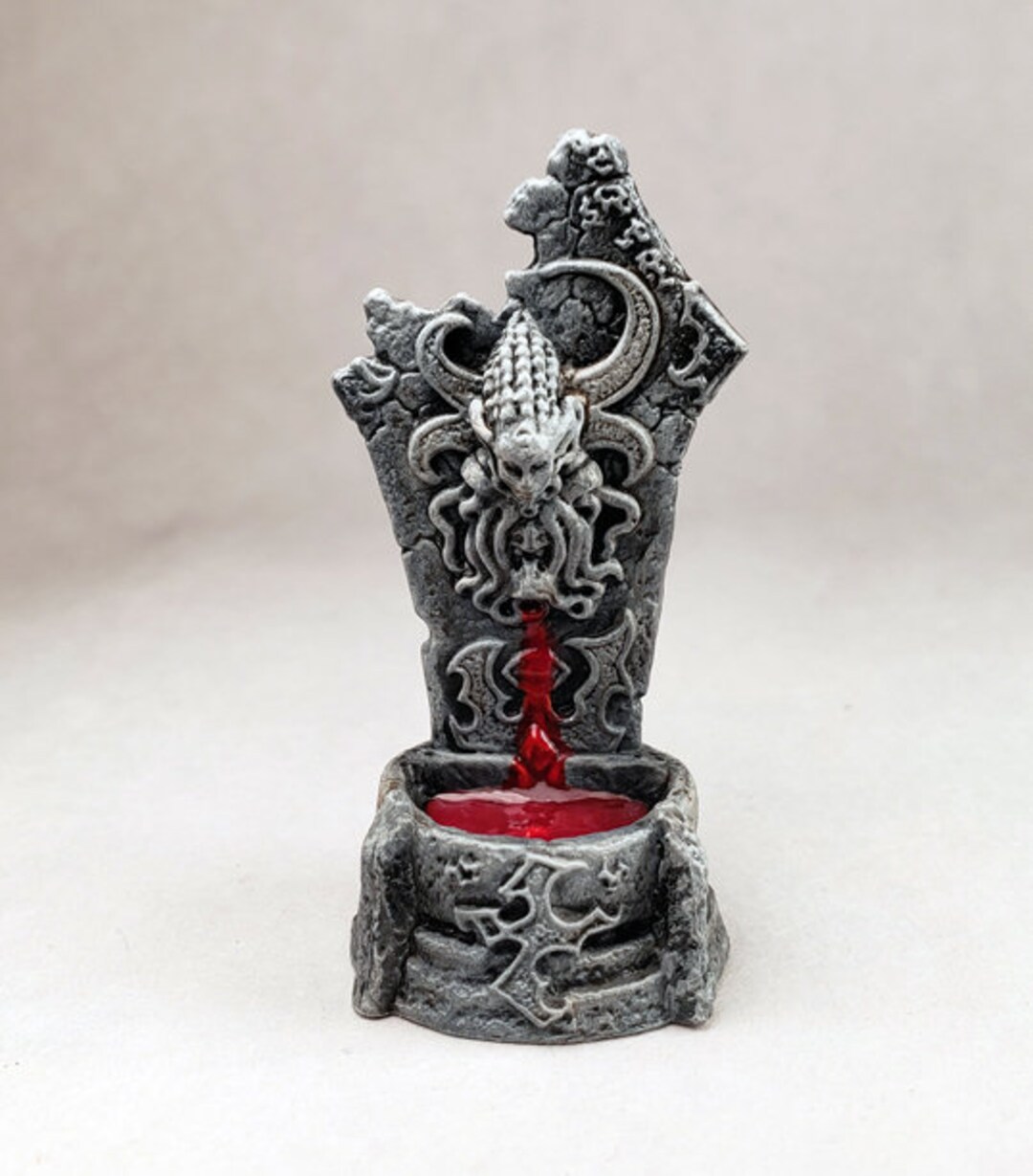 Chaos Blood Fountain / Painted Terrain Miniature / Dnd Pathfinder ...