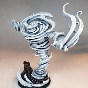 Huge Air Elemental Painted Miniature Whirlwind Tornado / Dnd Pathfinder ...
