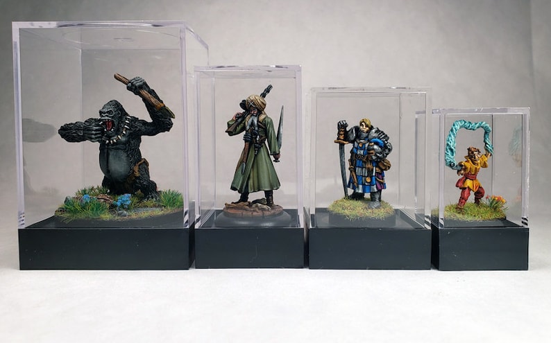 Miniatures Display Box Case / D&D Dnd Pathfinder Frostgrave - Etsy