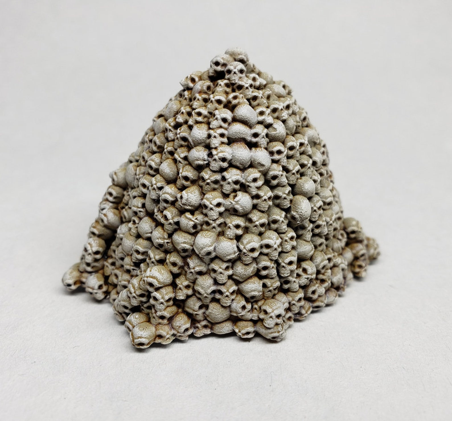 Painted Skull Pyramids Dungeon Furniture Bones / Hand Painted - Etsy