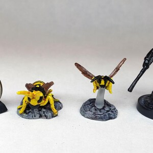 Painted Giant Wasps Wizkids Nolzur's Miniature / Dnd Pathfinder 2E ...