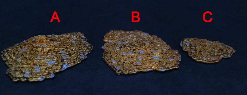 Painted Treasure Gold Coin Pile Loot Tabletop Board Terrain / Tabletop ...