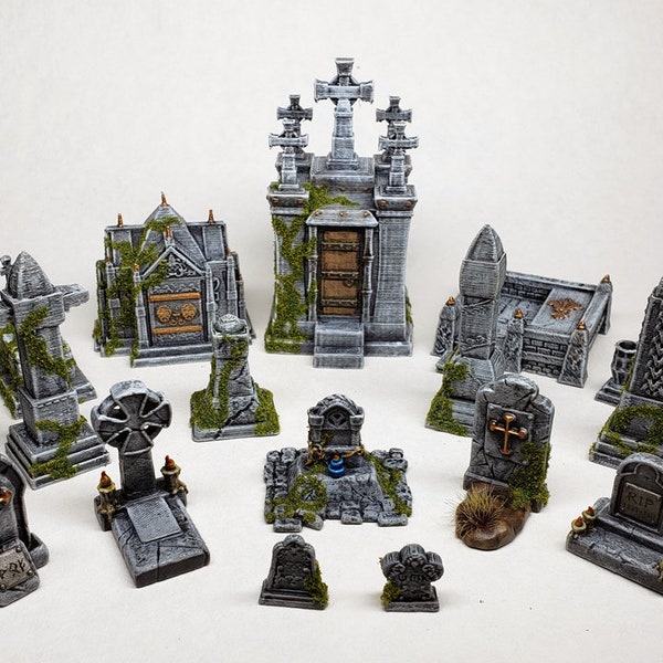 D&d Graveyard Miniatures - Etsy