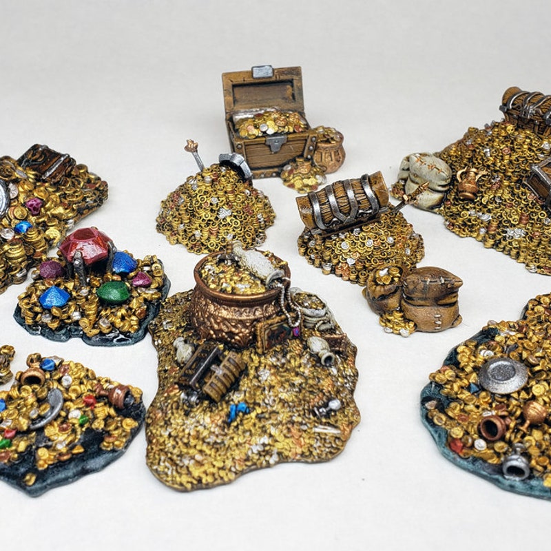 Gold Treasure Chests - Etsy
