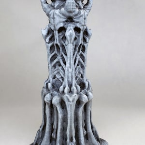 Painted Skull and Bones Pillar Dungeon Furniture / Hand Painted ...