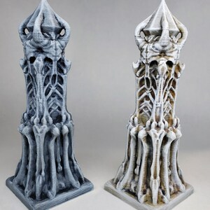 Painted Skull and Bones Pillar Dungeon Furniture / Hand Painted ...