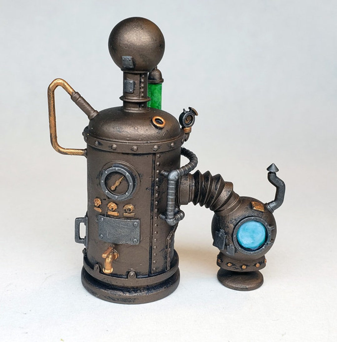 Painted Steampunk Alchemical Aparatus Mage Alchemist Inventor ...
