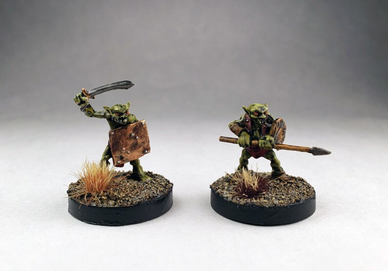 CUSTOM painted goblin warband / Reaper bones miniatures / DnD | Etsy