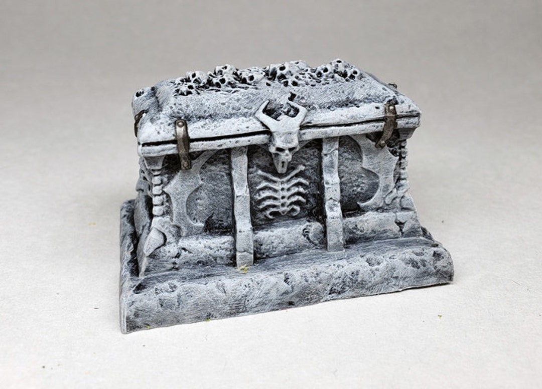 Sealed Sarcophagus Stone Tomb / Reaper Bones / Dungeons & Dragons 3d ...