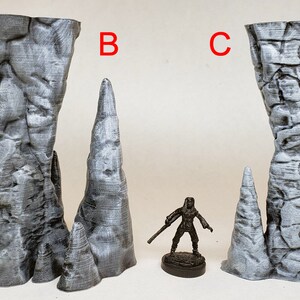 Painted Underdark Stalagmites and Stalactites / 3d Printed Tabletop ...