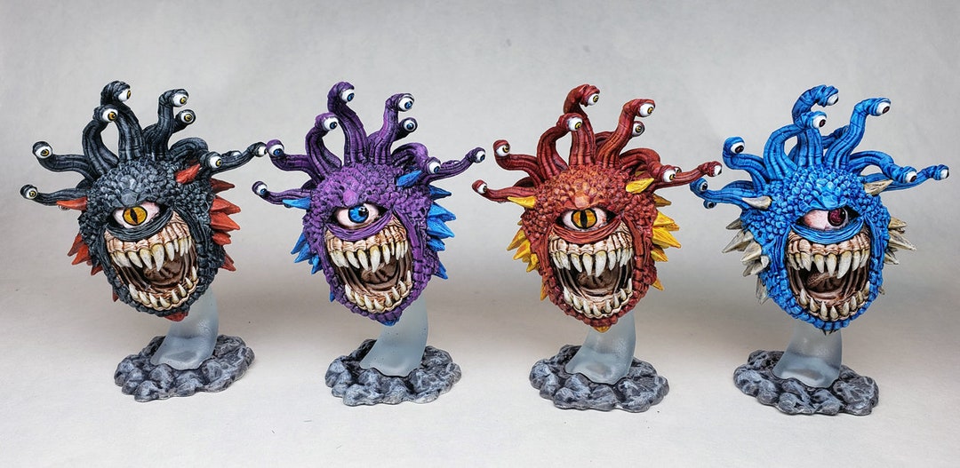 Painted Beholder Miniature / Nolzur's Wizkids / Dnd Wargaming ...