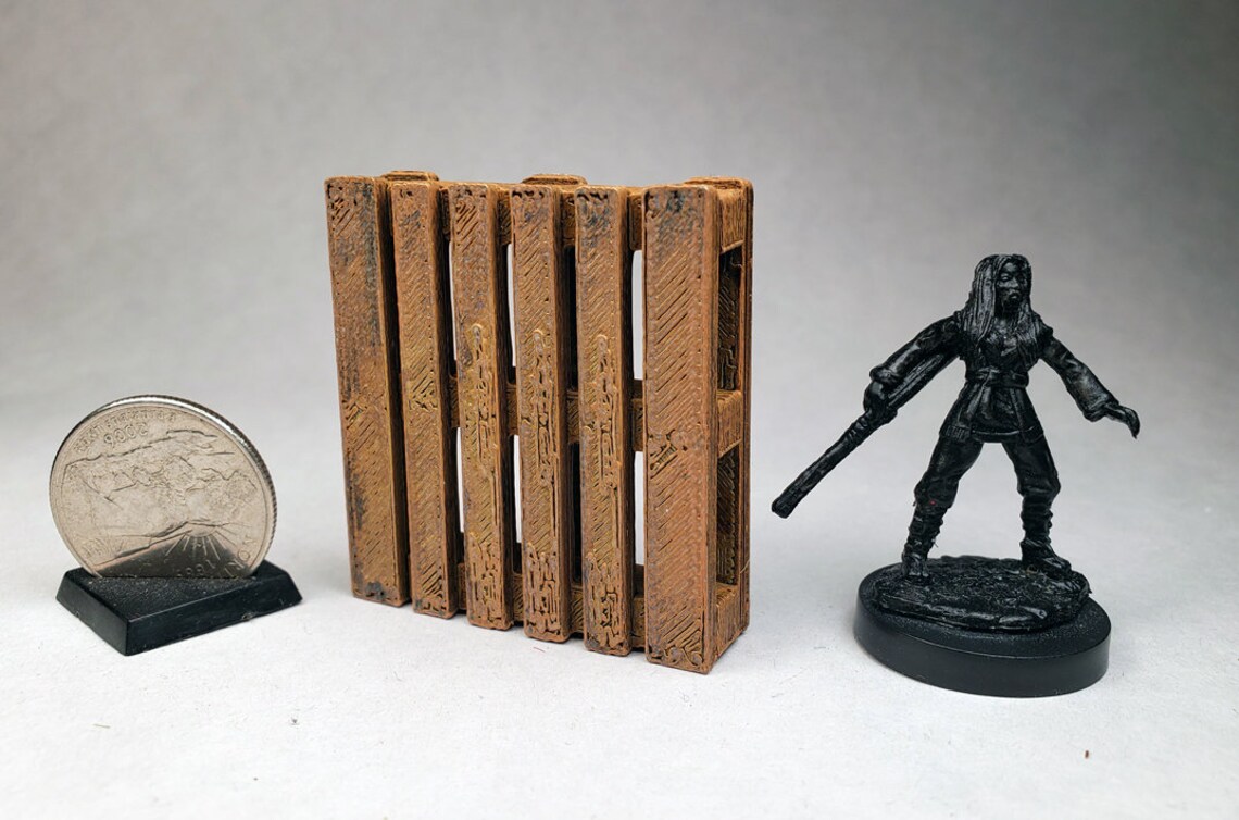 Dungeon furniture crates and pallet storage boxes chest / | Etsy