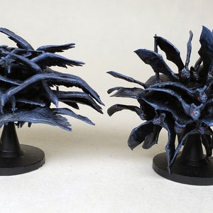 Painted Swarm of Rat Raven Bat Snake Spider Beetle Centipede Vermin ...