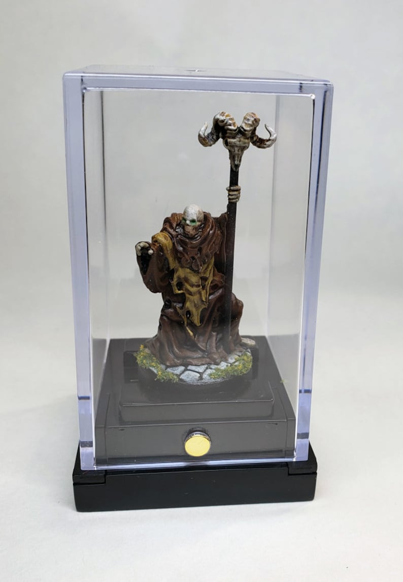 Miniatures Player Character Display Box Case / D&D Dnd - Etsy