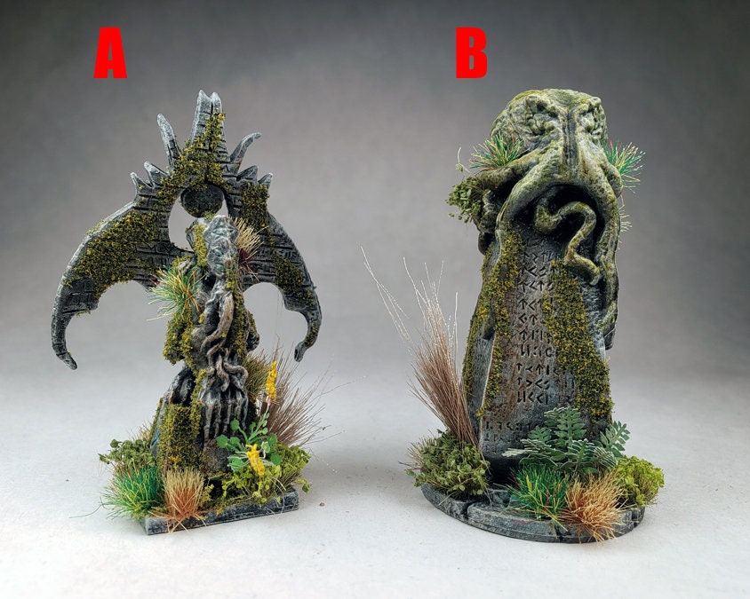 Lovecraft Eldritch Elder Statue Cult Cthulhu Shrine by Reaper Bones ...