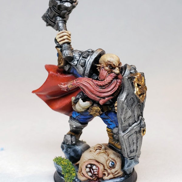 Dnd Painted Miniature Dwarf - Etsy