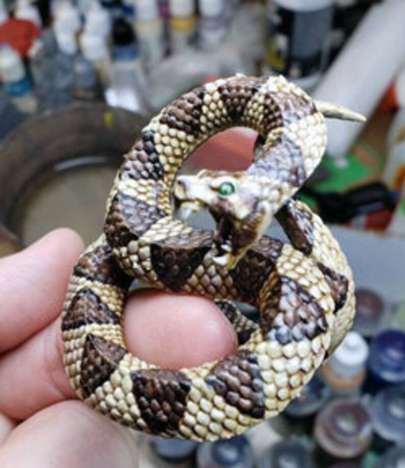 Custom Painted Giant Snake Miniatures 3d Print Resin / Pathfinder ...