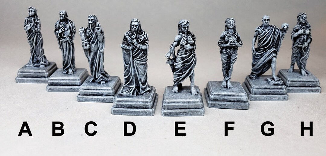 Painted Stone Statues of Politicians, Artists, Sages / Resin Statues D ...