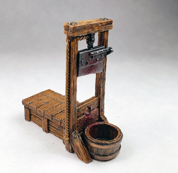 The Guillotine Head Trophy Chloetoy Themiscollection Wrestling