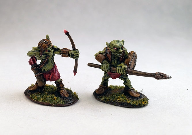 CUSTOM Painted Goblin Warband / Reaper Bones Miniatures Dnd Pathfinder ...
