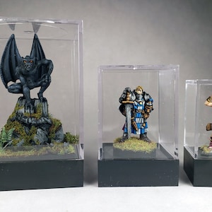 Miniatures Display Box Case / D&D Dnd Pathfinder Frostgrave Dungeons ...