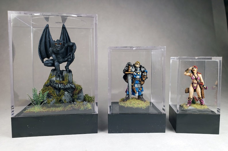 Miniatures Display Box Case / D&D Dnd Pathfinder Frostgrave - Etsy