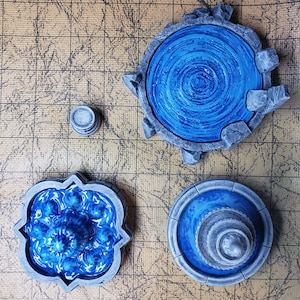 Painted City Water Fountains Magic / Resin Printed Terrain Miniature D ...