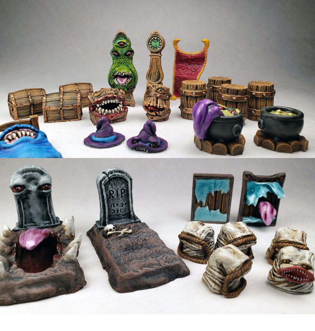 Mimic (+ Mundane Object(s)) Variety of Resin Miniatures / Citadel Dnd ...
