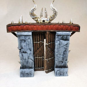 CUSTOM Painted Orc Camp Weapons, Cart, Throne, Campfire Etc D&D ...