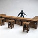 Painted Bar and Stools Tavern D&D Furniture / 3d Printed Miniatures Dnd ...