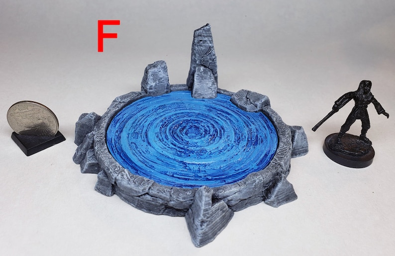 Painted City Water Fountains Magic / Resin Printed Terrain Miniature D ...
