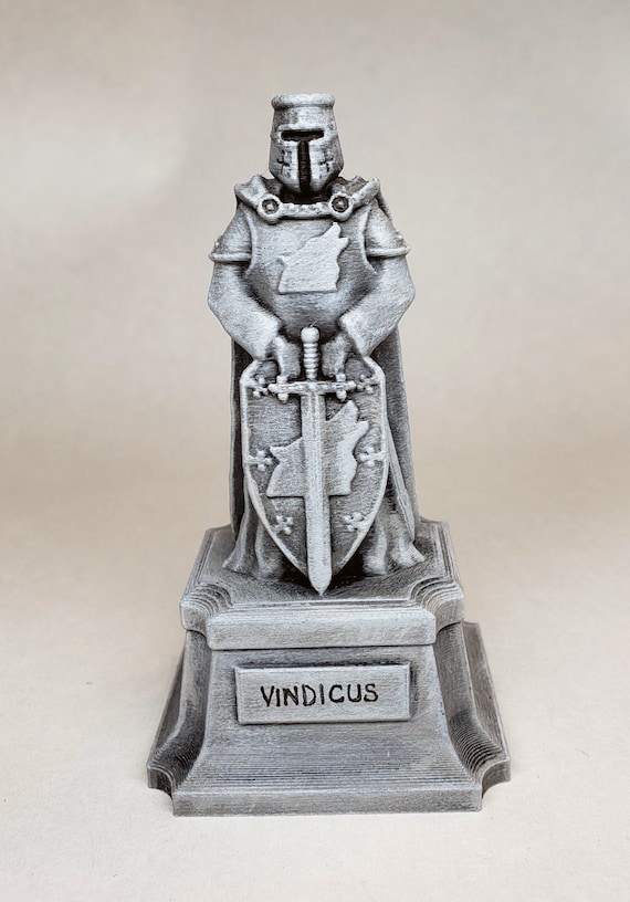 CUSTOM Painted Large Statue of a Knight Paladin / 3d Printed - Etsy