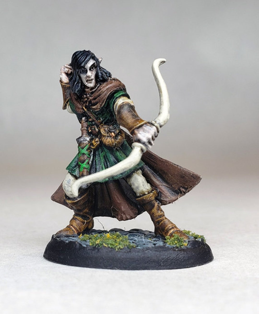 Painted Elven Ranger Warrior Fighter Archer / Plastic Reaper Miniature ...