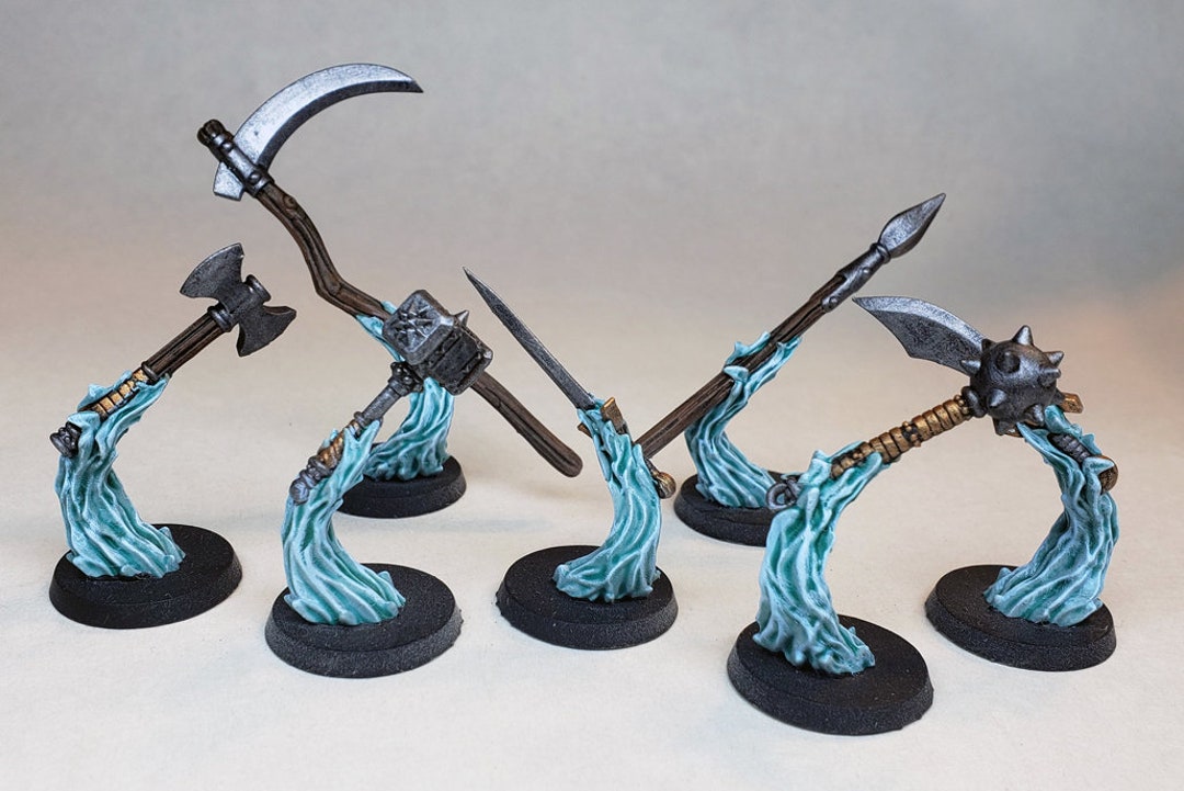 Painted 32mm Spiritual Weapon Spell Effect Tabletop Miniatures ...