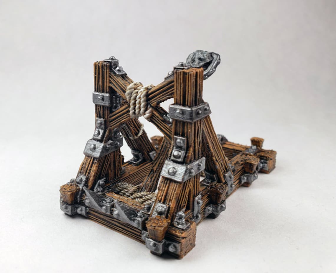 Catapult - Ballista - Siege Engines / Painted 3d Printed Resin ...