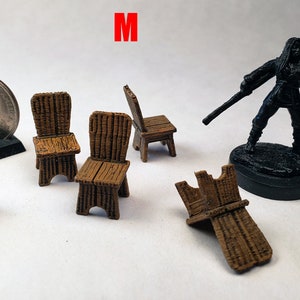 Painted Dungeon Furniture Tables, Chairs, Bar Stools / 3d Printed ...