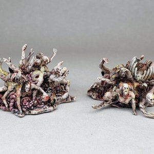 Painted Sentient Corpse Piles Zombie Swarm / Resin Printed - Etsy