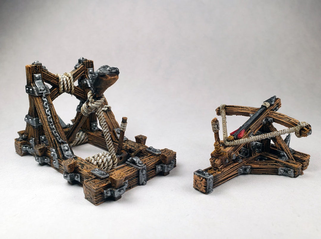 Catapult - Ballista - Siege Engines / Painted 3d Printed Resin ...