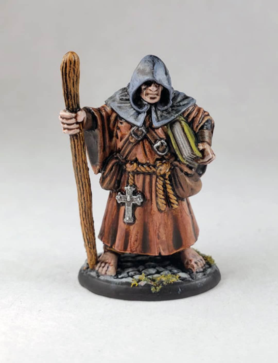 Custom Painted Monk - Cleric - Priest With Staff / Reaper Bones ...