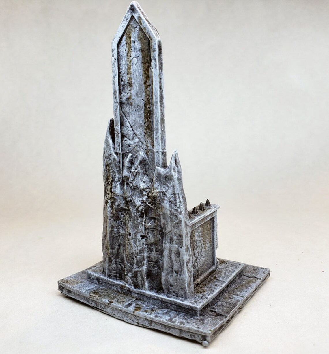 Painted Hellscape Statue Devil Throne and Bonfire Terrain / - Etsy