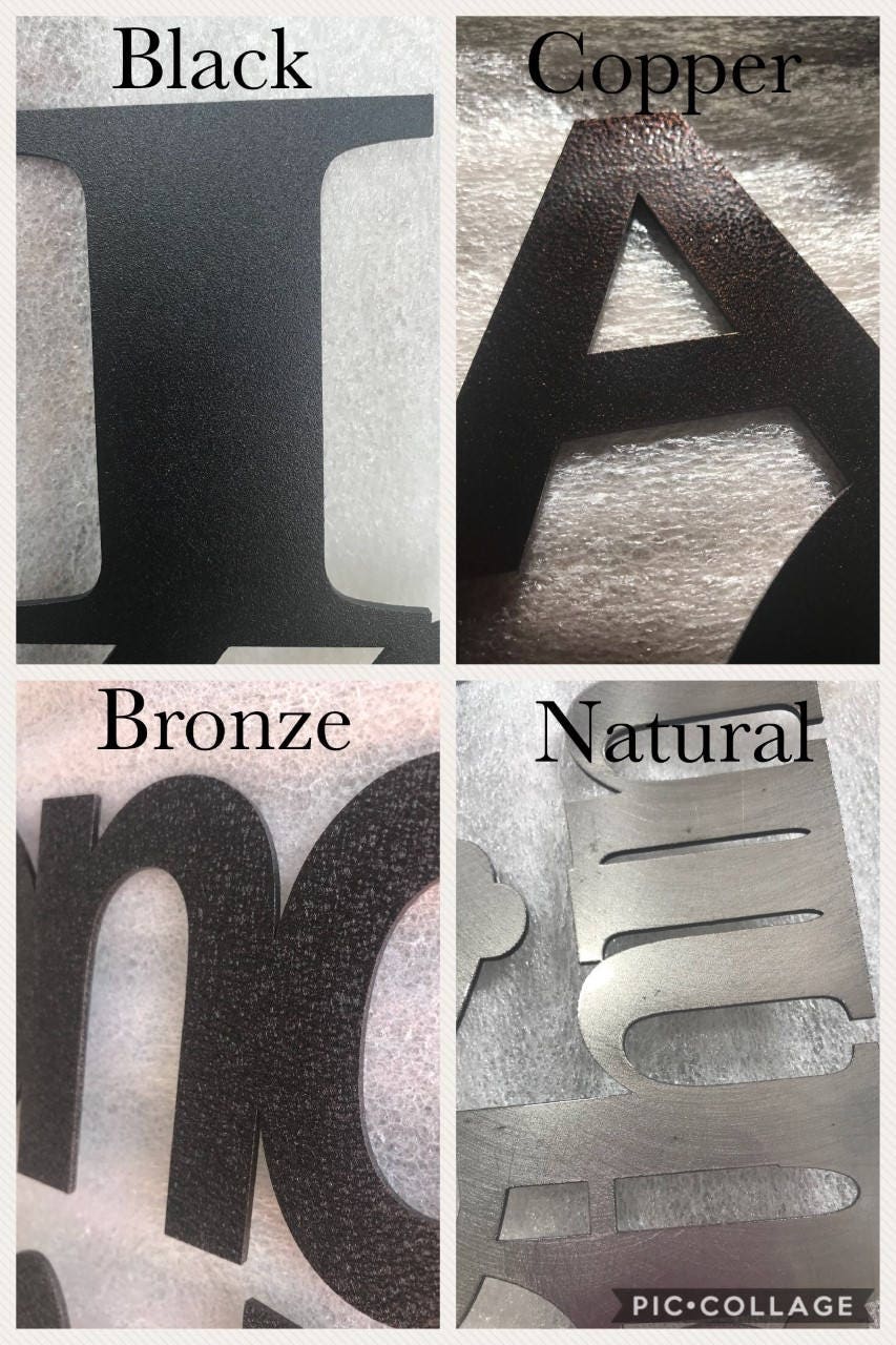 Thankful Grateful Blessed Metal Sign Home Decor - Etsy