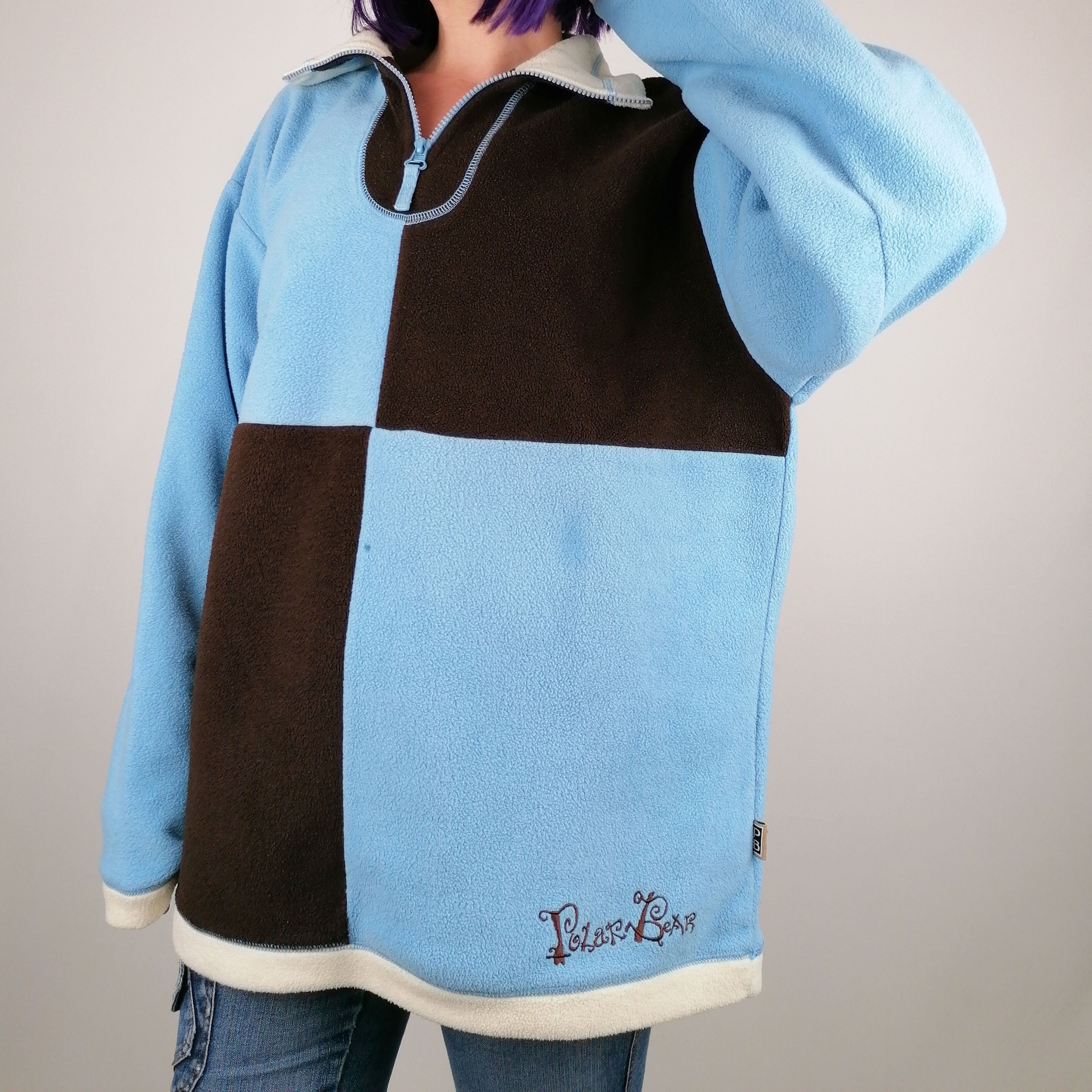 POLAR BEAR Vintage 90's Unisex Fleece Sweatshirt - Etsy