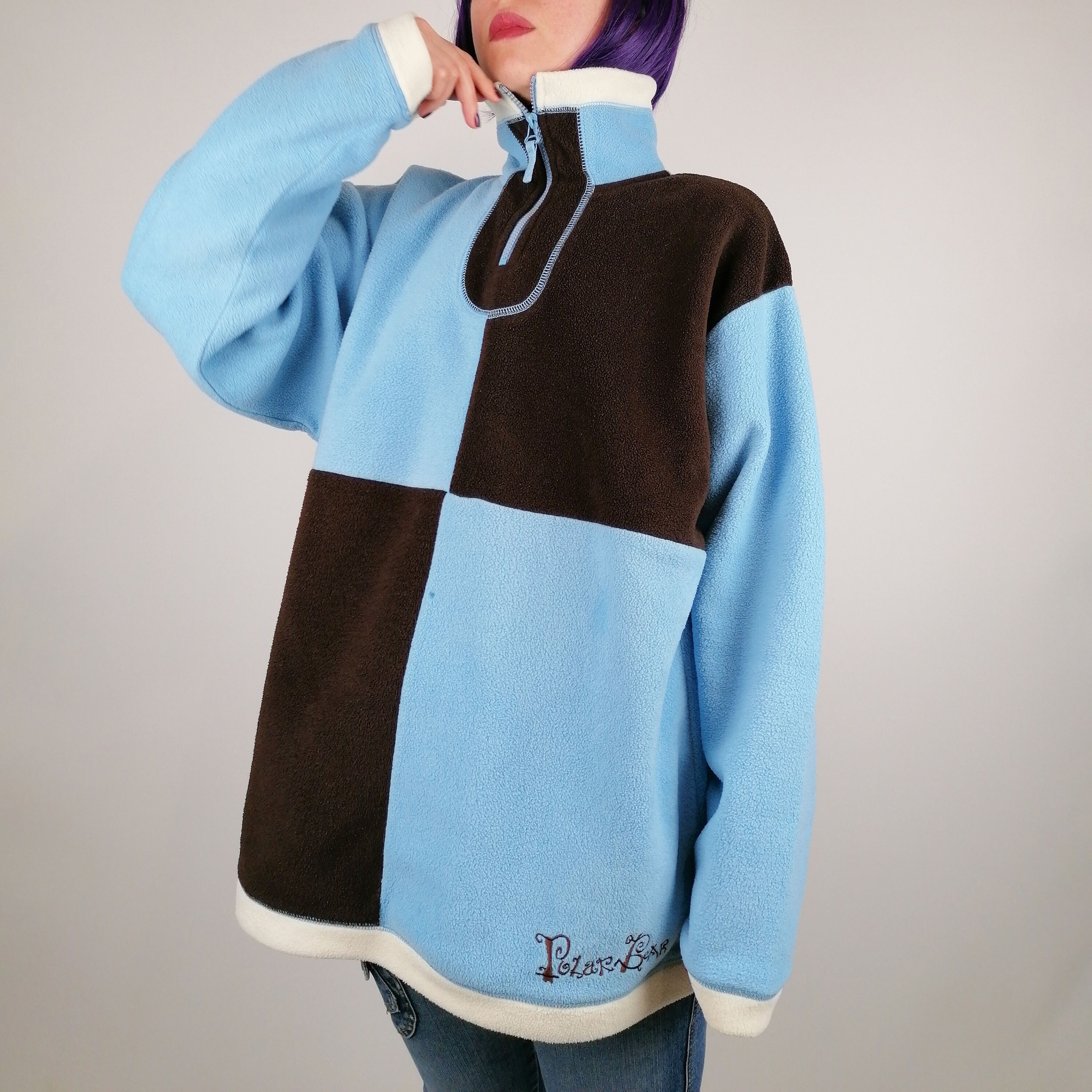 POLAR BEAR Vintage 90's Unisex Fleece Sweatshirt - Etsy