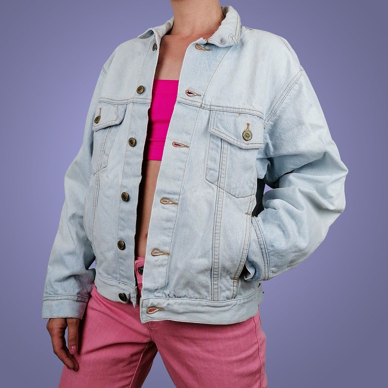 Grunge Denim Jacket - Etsy