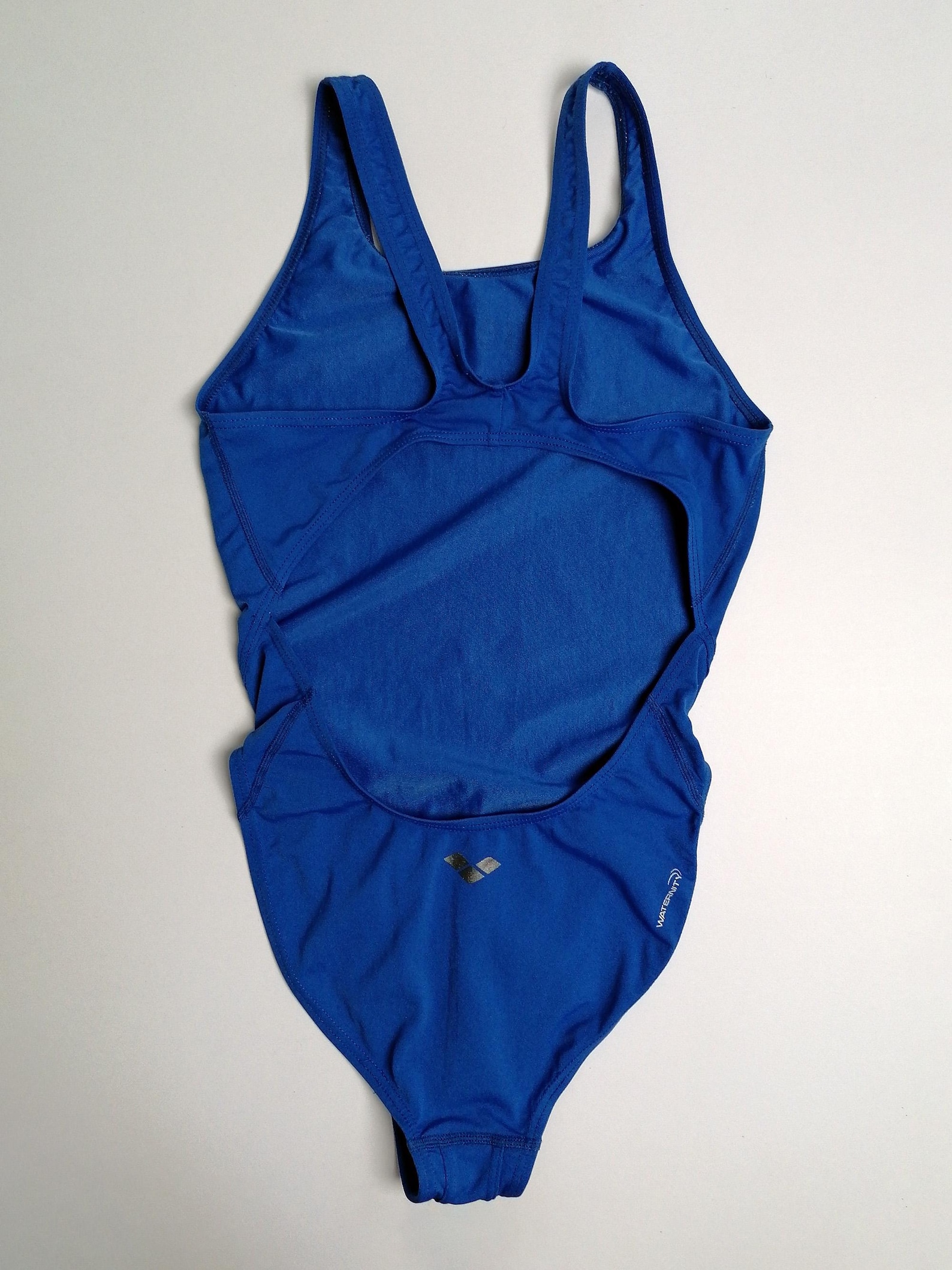 ARENA Swimsuit One-piece Electric Blue Racer-back Bathing-suit Swimwear ...