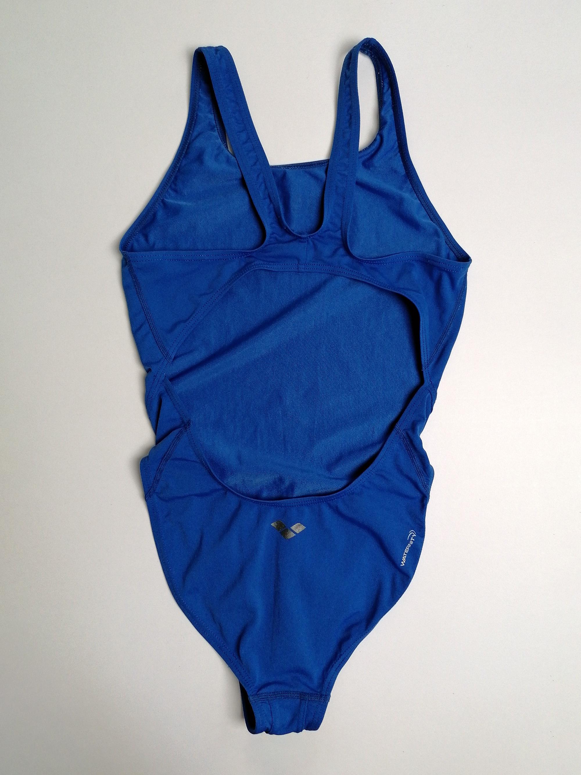 ARENA Swimsuit One-piece Electric Blue Racer-back Bathing-suit Swimwear ...